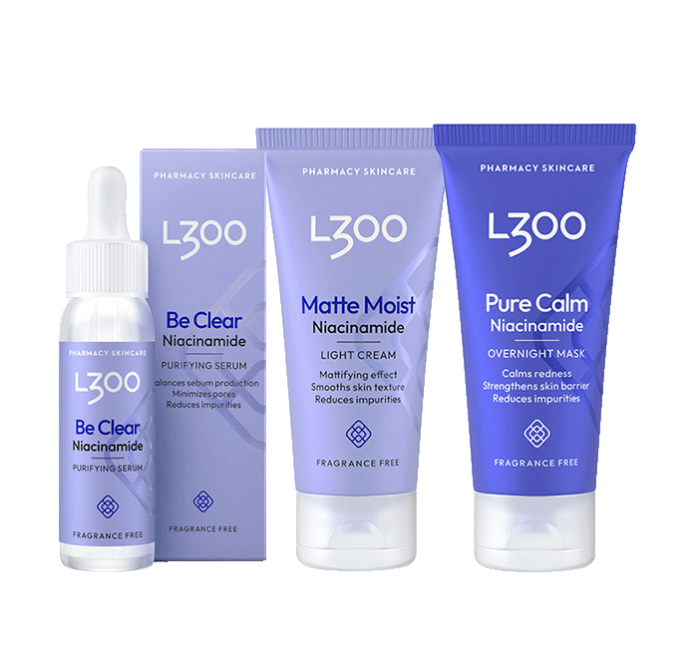 Mild, snäll och effektiv hudvård för alla hudtyper | L300